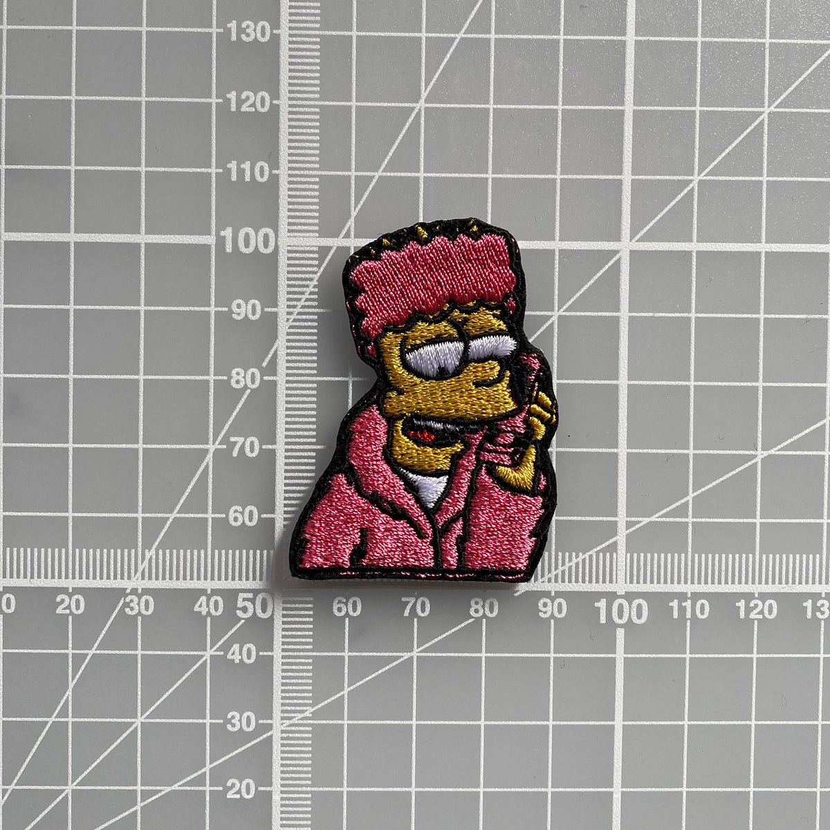 Bart x Camron Pink Mink Cartoon Iron-On Patch – Badges and Patches