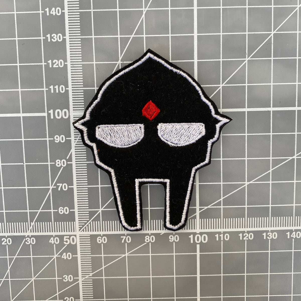 MF Doom Jewel Mask Embroidered Iron-On Patch – Badges and Patches