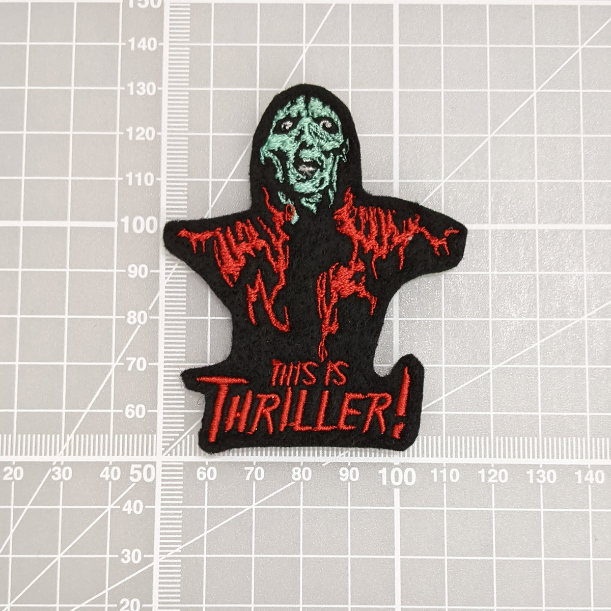 Michael Jackson Thriller Cartoon Embroidered Iron-On Patch – Badges and ...