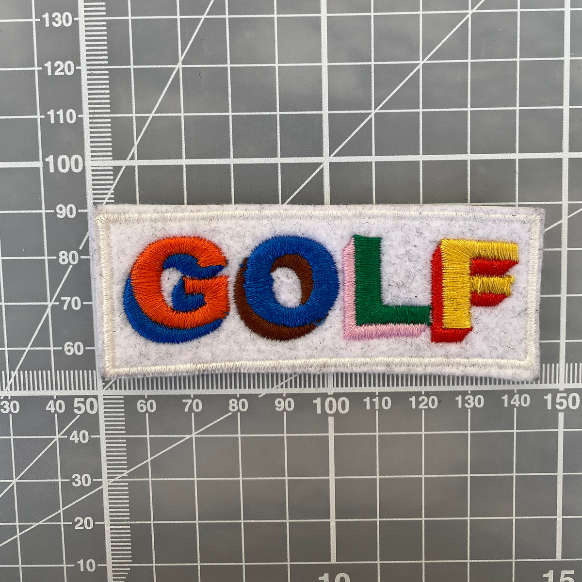 Tyler The Creator Golf Logo White Embroidered Iron-On Patch – Badges ...