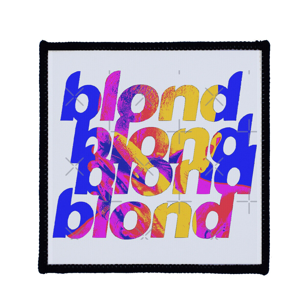 Frank Ocean Blond Multi Print Sew On Badge – Badges and Patches